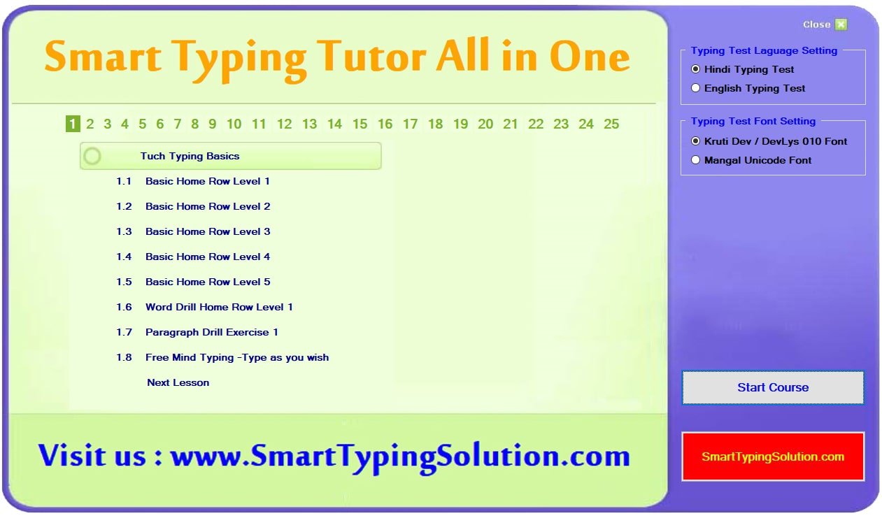 Typing Tutor All in One - BELTRON Mangal Unicode Remington Gail and ...
